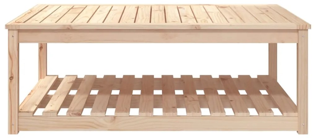 Zahradní stůl 121 x 82,5 x 45 cm masivní borové dřevo - Default Title