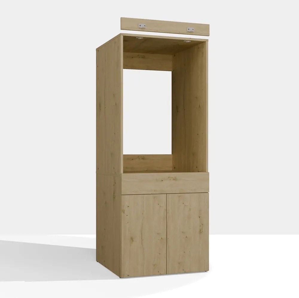 Skříňka na pračku nebo sušičku POLA TWIN 1S dub artisan