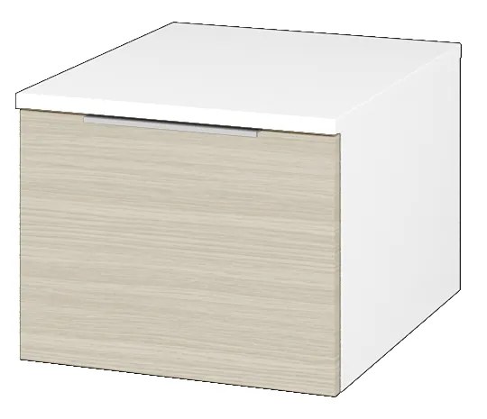 Dřevojas Skříň nízká DOS SNZ1 40 Varianta: N01 Bílá lesk / Úchytka T01 / IND Individual