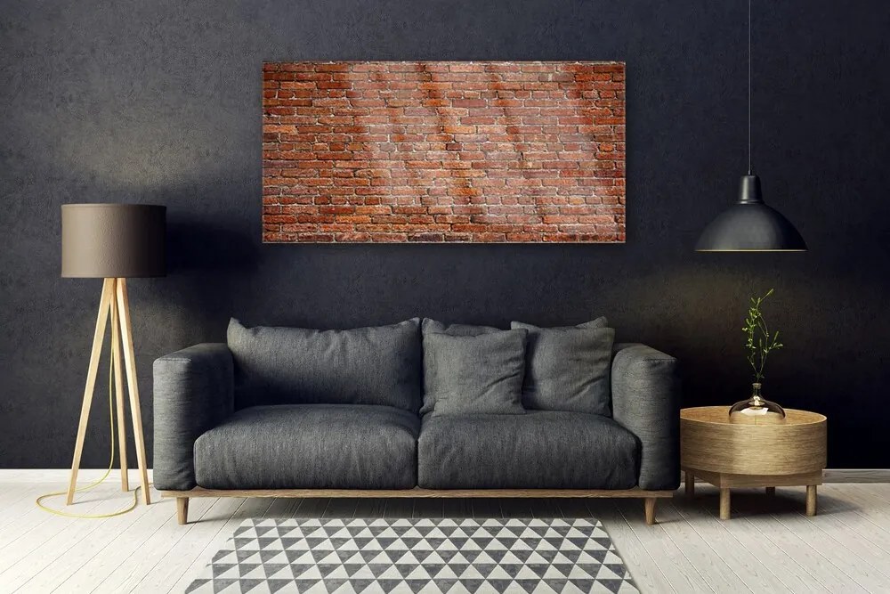 Plexisklo-obraz Cihlová Zeď Cihly 120x60 cm