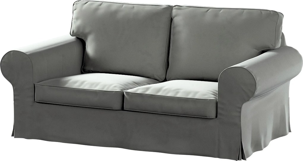 Potah na pohovku IKEA Ektorp 2-místná rozkládací NOVÝ MODEL 2012 barva šedá látka lesklé, sametová