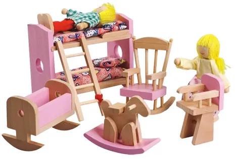 Drewmax 3512-D - Dřevěný nábytek pro panenky - Dětský pokoj