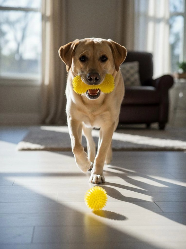 Sinsay - Sada gumových hraček pro psa - žlutá