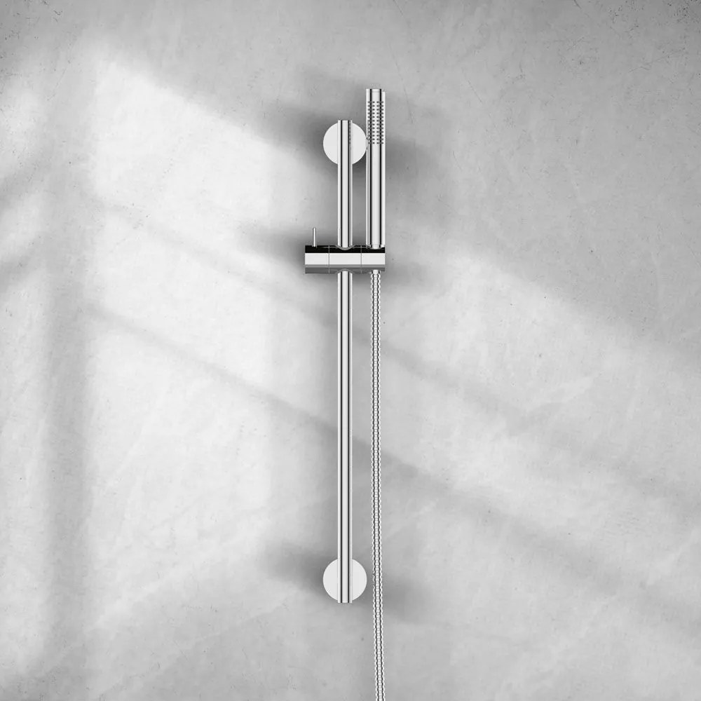 Invena Alonia, sprchový sloup s ruční sprchovou soupravou, 1-funkce, chromová, INV-AU-70-Z01-V