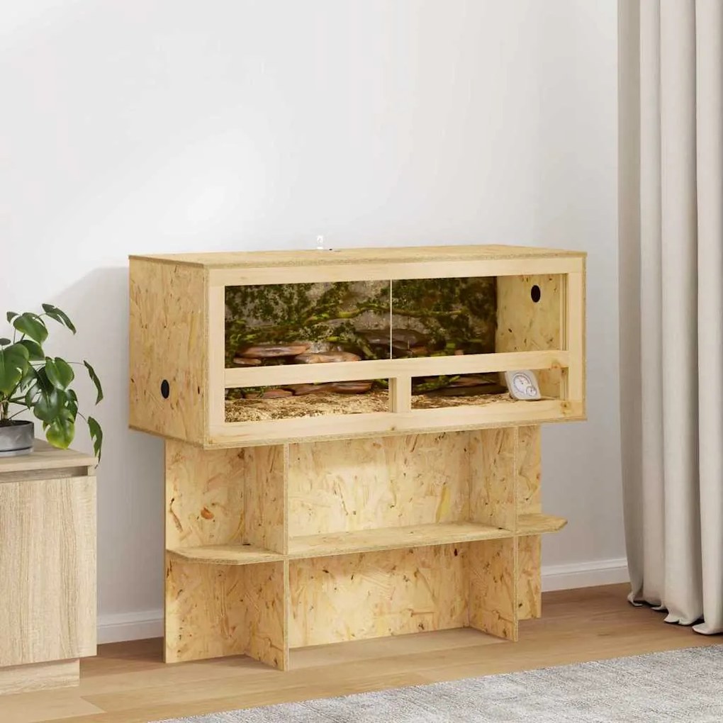 Terárium Hnědá 100 x 40 x 90 cm OSB 3397894