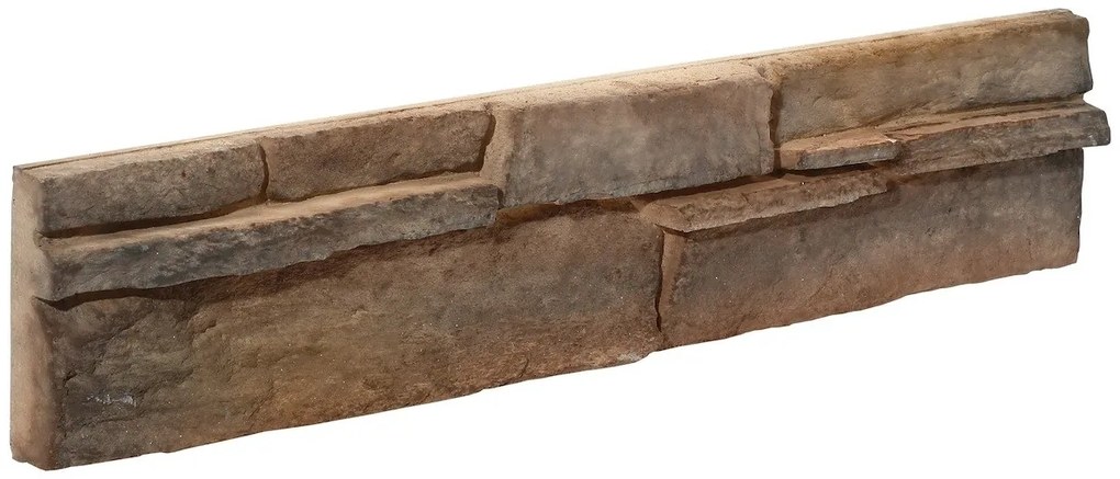 Obklad Stones Bedrock brown 11,7x55 cm reliéfní BEDROCKBR