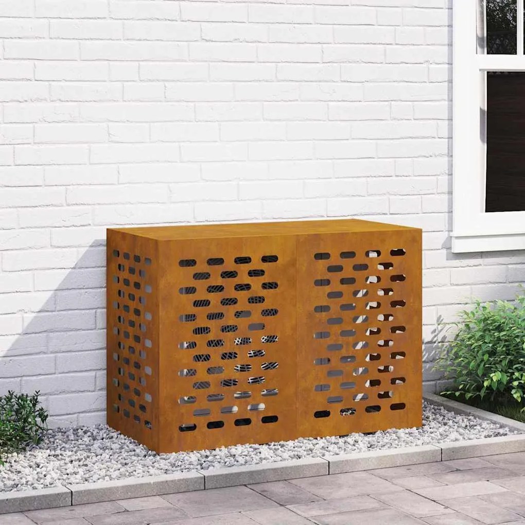 vidaXL Ochrana klimatizace Rezavá 100 x 50 x 70 cm [865903]