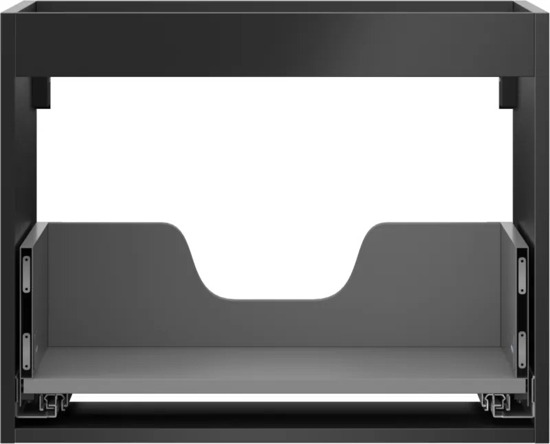 Mexen Box-A, závěsná skříňka 60 cm, 1 zásuvka, černá matná, 91AX0-0600-470-1-71