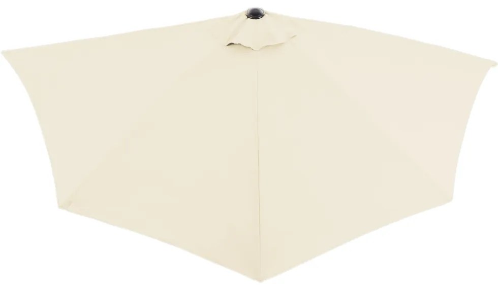 Půlkruhový slunečník béžový průměr 270 cm 104163