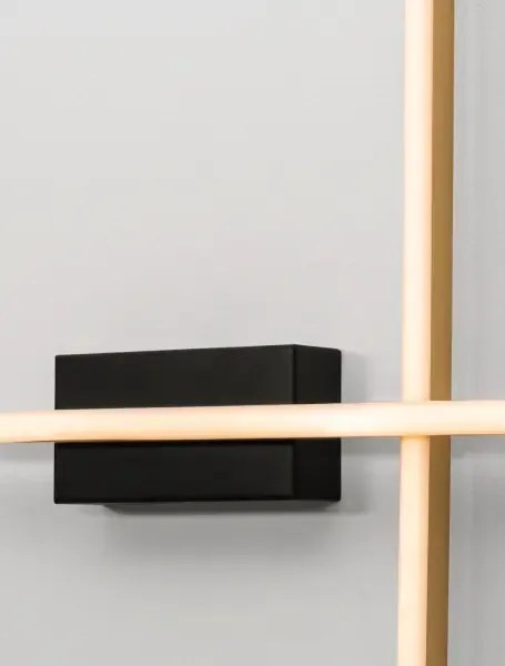 Designové nastěnné svítidlo Quam Zlatá