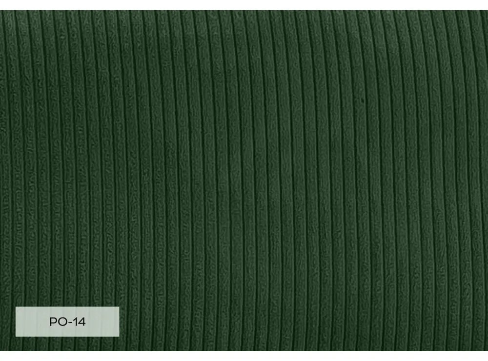 Tmavě zelená rozkládací pohovka 168 cm Lucky Lucy – Miuform