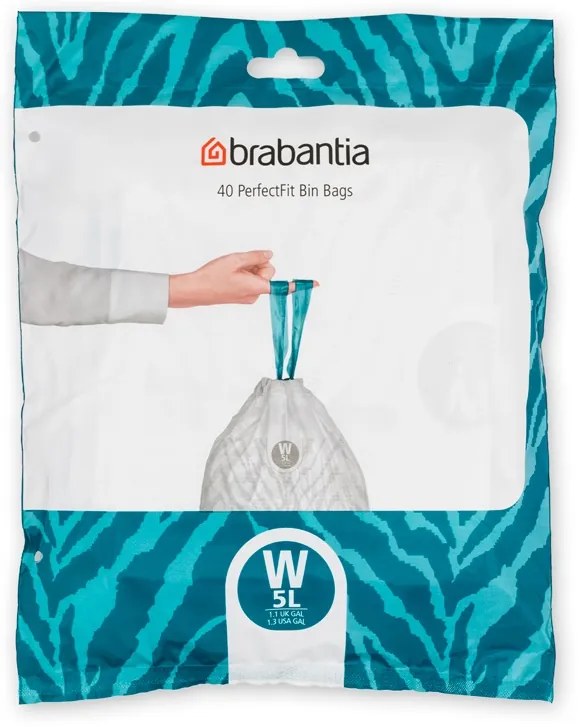 Brabantia Sáčky do odpadkového koše W 5L/40ks