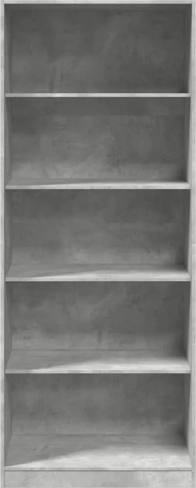 Šatní skříň betonově šedá 80 x 50 x 200 cm kompozitní dřevo 3307723