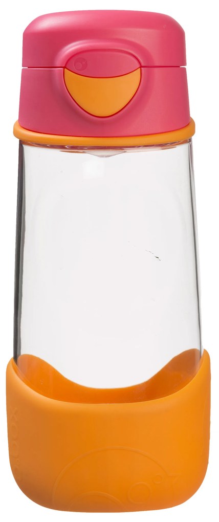 Sport lahev na pití 450 ml - růžová/oranžová