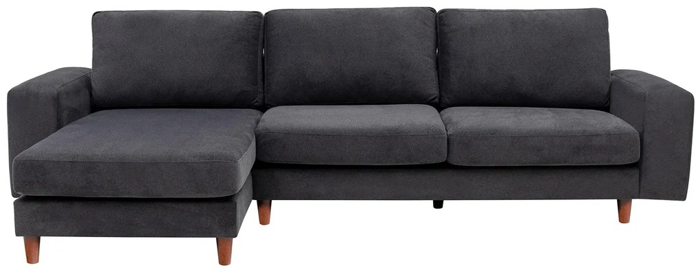 Hanah Home Rohová pohovka BERLIN levá antracitová