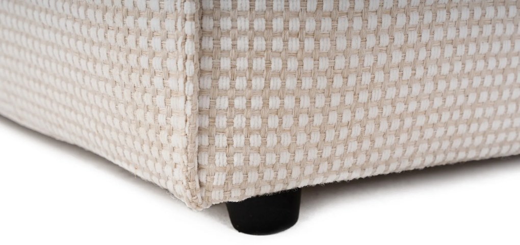 Atelier del Sofa Taburet Lora Pouffe - White, Bílá