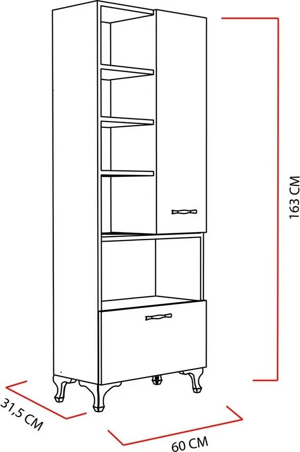 Skříňka Sezen White