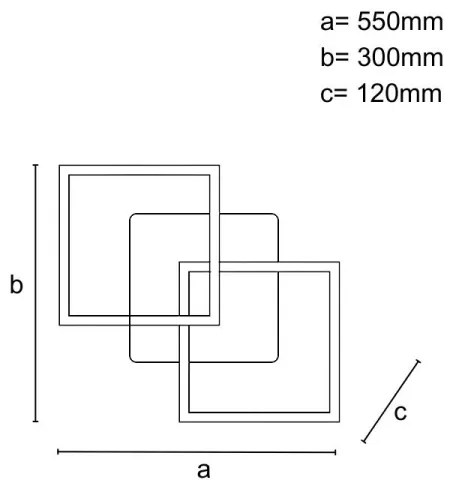 LED Stmívatelné stropní svítidlo LED/80W/230V 3000-6500K + dálkové ovládání