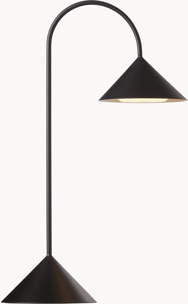 Přenosná exteriérová stolní LED lampa Grasp, stmívatelná