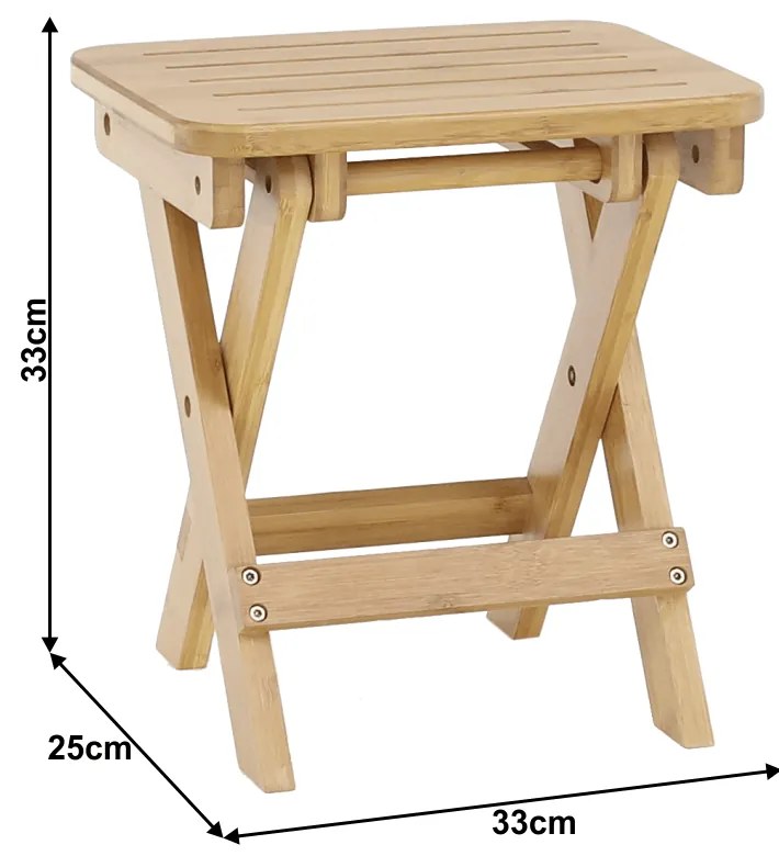 Kondela Židle, přírodní bambus, DENICE
