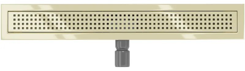 Mexen Flat M08 nerezový sprchový žlab 50 cm, zlatá, 1525050-15