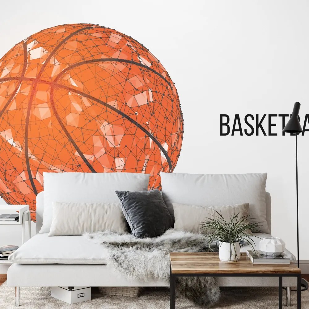 Fototapeta Geometrický Basketbalový Míč Samolepící tapety 416x290