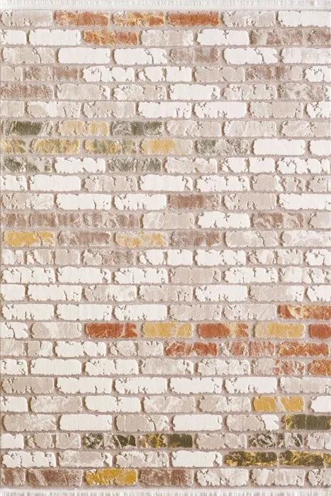Vopi | Kusový koberec Nessa 2305 multi - 80 x 150 cm, hnědý