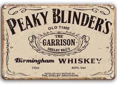 Cedule Peaky Blinders Whiskey