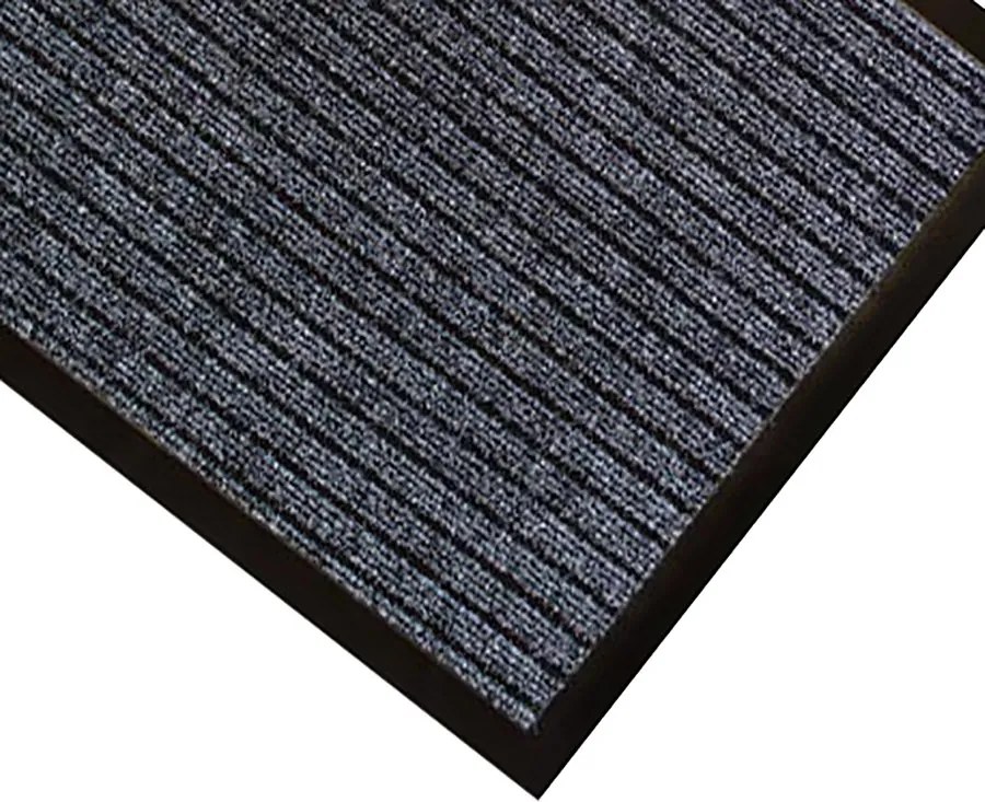 Černá textilní vstupní rohož Popular - délka 40 cm a šířka 60 cm