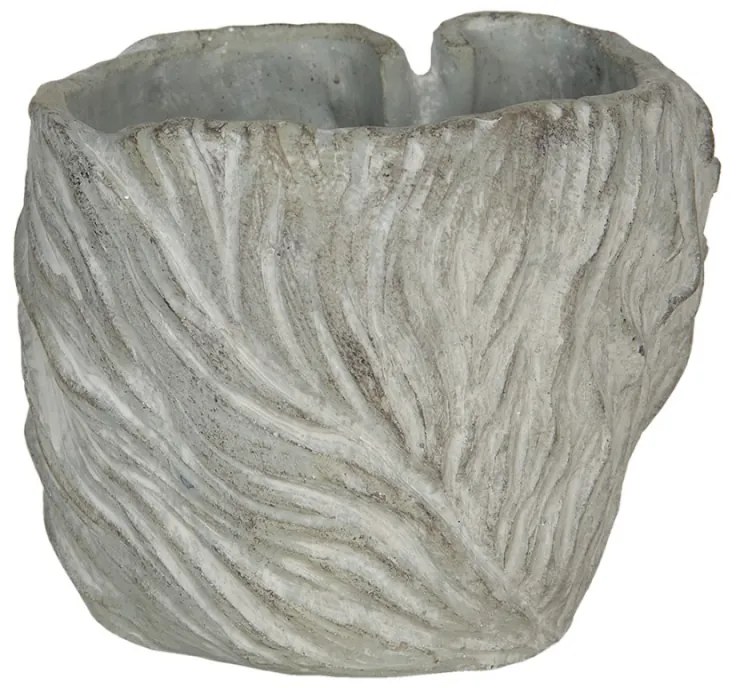Květináč v designu propojených tváří Aline – 16x14x13 cm