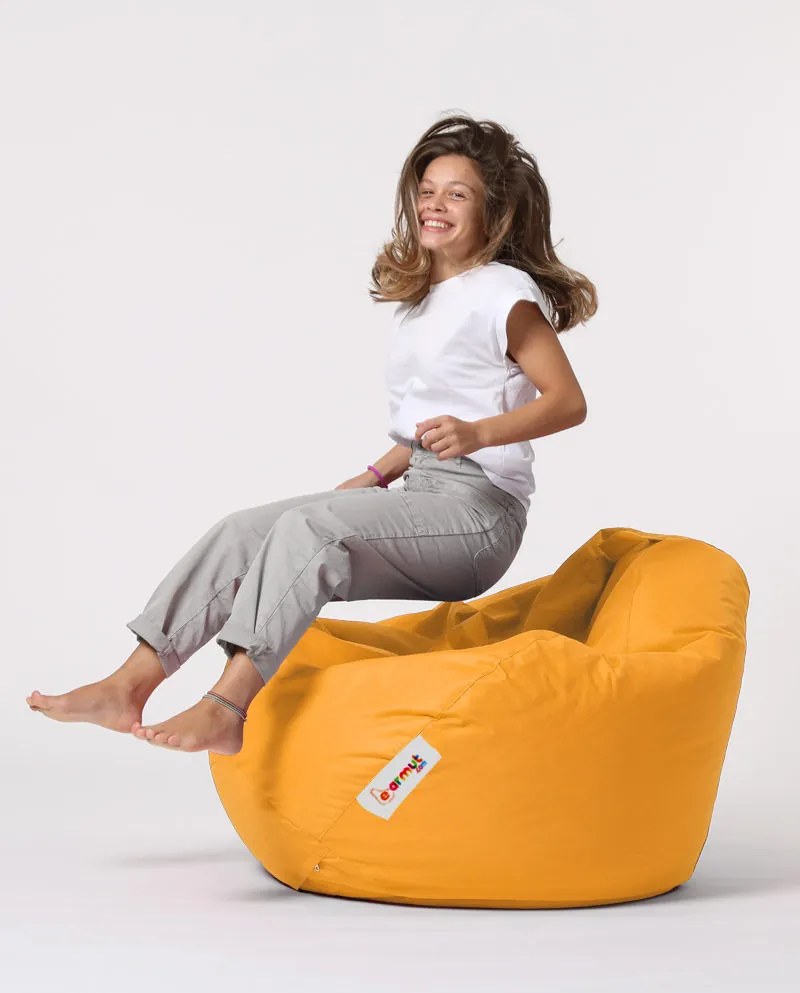 Atelier del Sofa Zahradní sedací vak Premium XXL - Yellow, Žlutá