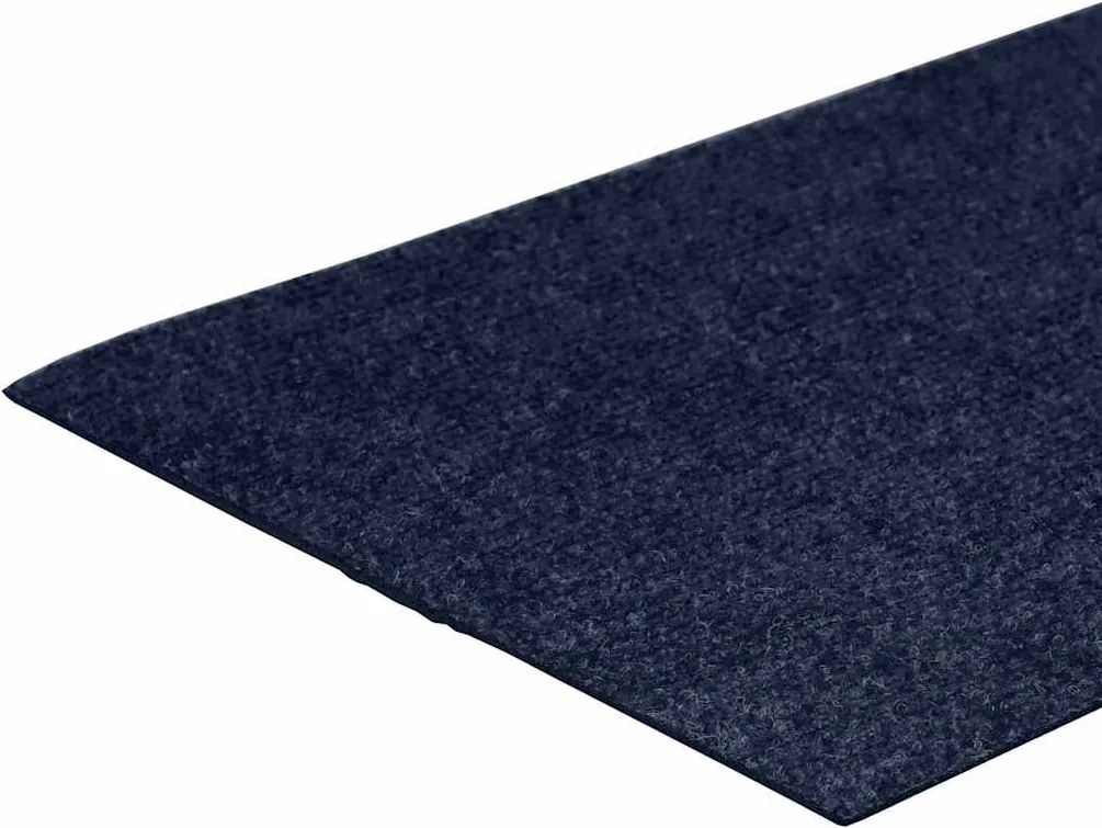 Schodové rohože samolepicí 15 ks 60 x 25 cm tmavě modré obdélníkové 326922