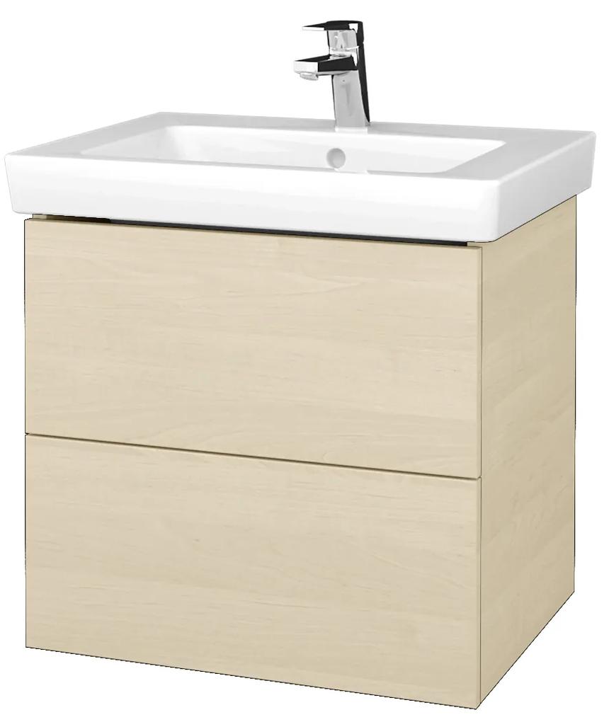 Dřevojas Koupelnová skříň VARIANTE SZZ2 60 Varianta: N01 Bílá lesk / L01 Bílá vysoký lesk