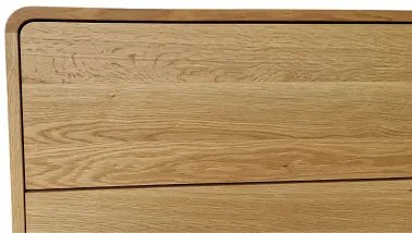 Dřevěná komoda z masivu DEIRA 100x45 cm - Provedení masiv Buk nebo za příplatek Dub
