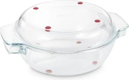 TESCOMA Kulatý pekáč s poklopem GrandCHEF 32 cm, skleněný