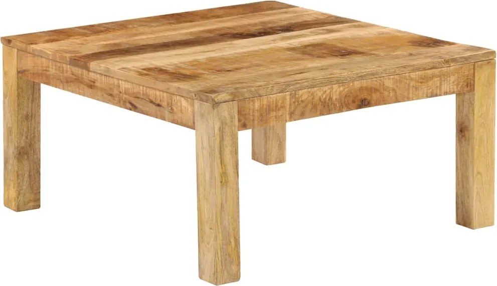 Konferenční stolek 80 x 80 x 40 cm masivní mangovníkové dřevo 246701