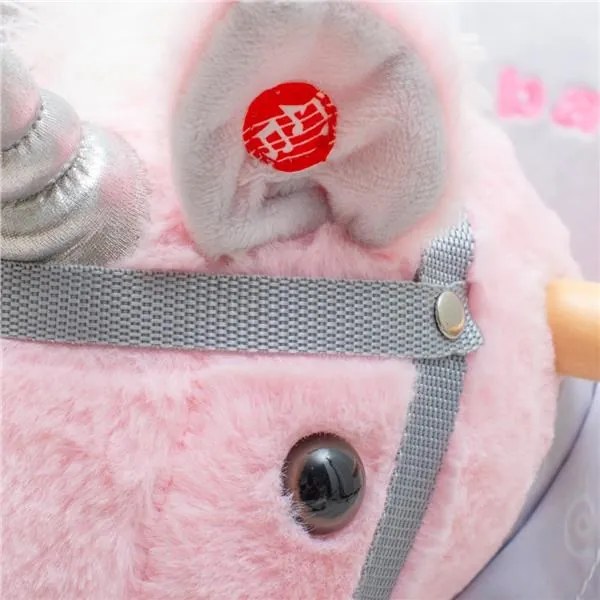 Houpací hračka s melodií Baby Mix Unicorn pink