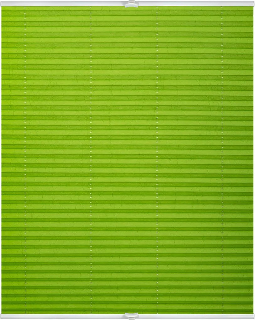 Lichtblick Plissee Klemmfix, bez vrtání, napnuté, od 45 x 130 cm (zelená, 50 x 130 cm)