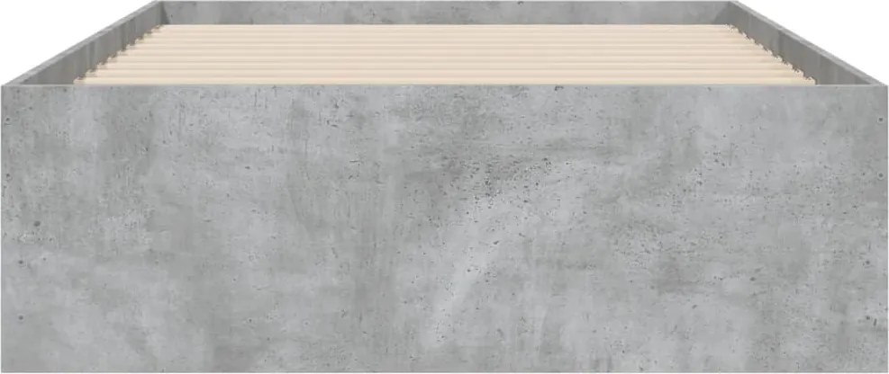 Rám postele se zásuvkami betonově šedý 90 x 190 cm kompozit 3207325