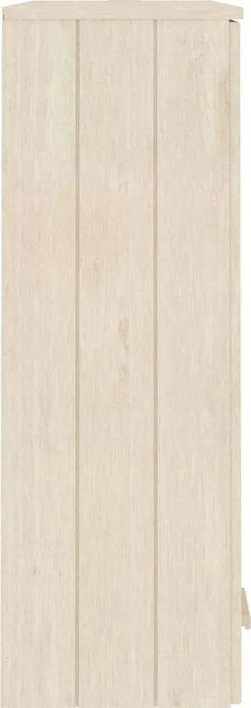 Nástavec na komodu HAMAR medově hnědý 85 x 35 x 100 cm borovice 340504