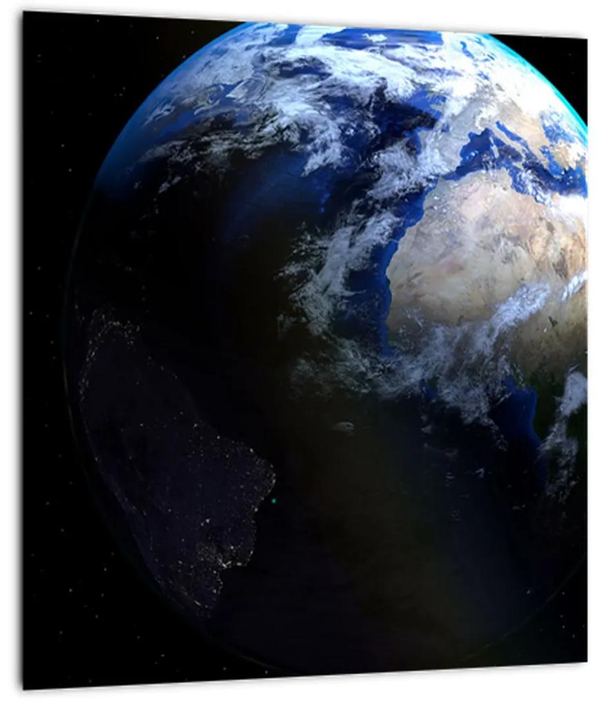 Obraz Země a Měsíce (30x30 cm)