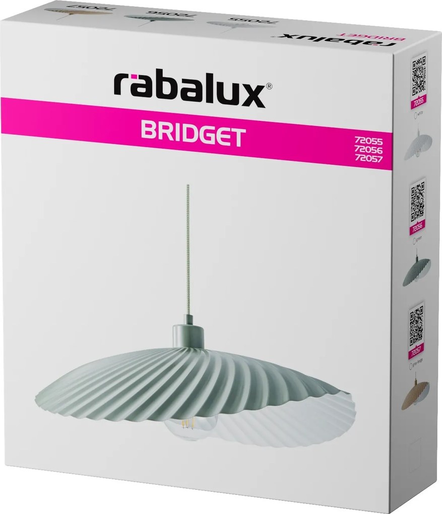 Rabalux BRIDGET závěsný lustr, béžová barva, průměr 47 cm