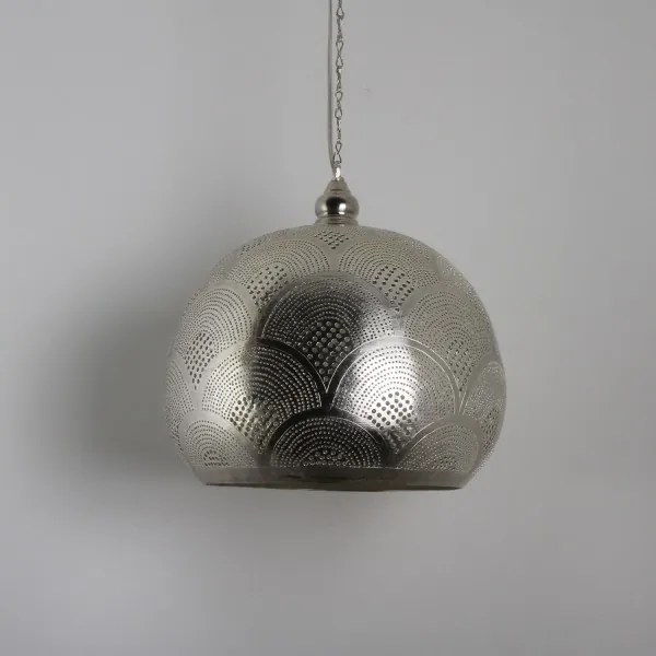 Luxusní stříbrná lampa Samak D30