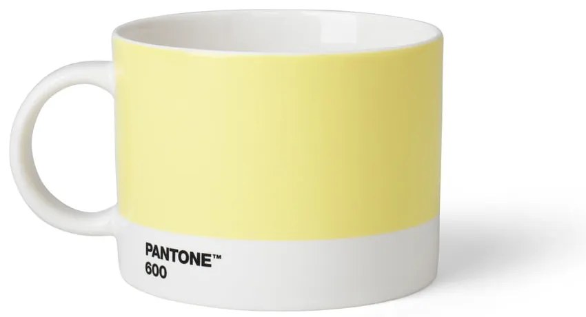 Světle žlutý porcelánový hrnek 475 ml Light Yellow 600 – Pantone
