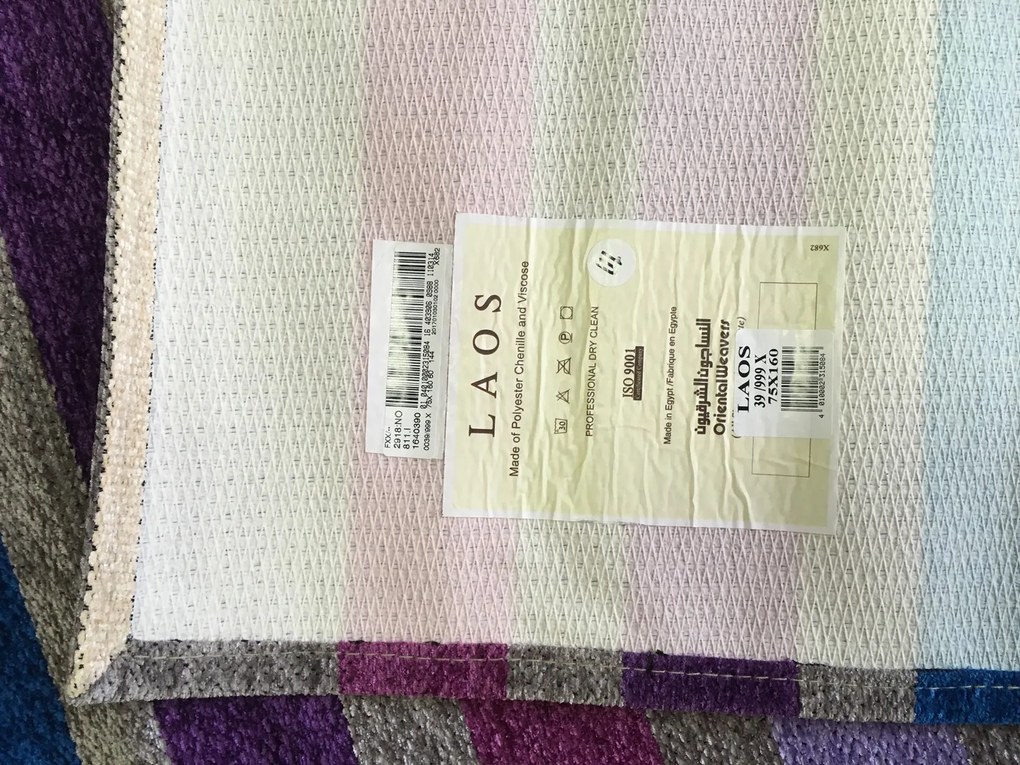 Oriental Weavers, PRO ZVÍŘATA: Pratelný Laos 39/999X, 75x160, vícebarevná, chodba / předsíň