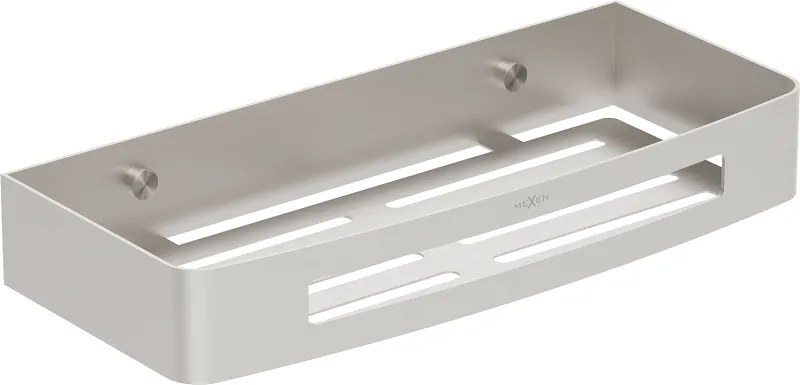 Mexen Laxo-L, nástěnný koupelnový košík, broušená ocel, 70A8713-97