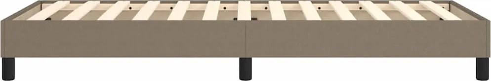 Rám postele s boxspringem taupe 90x200 cm textil 3120488
