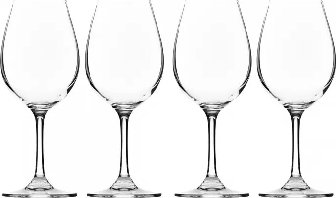 Lunasol - Sklenice na víno 430 ml sada 4 ks – Premium Glas Optima (321023)