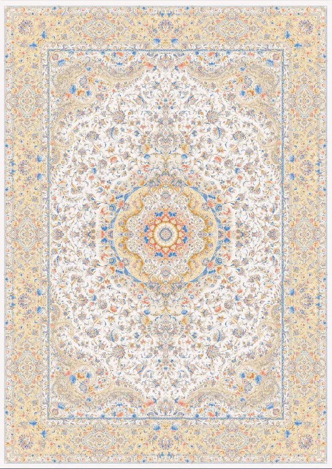 BE Koberec Miras 1200 CREAM - krémový obdélníkový Rozměr: 150x225 cm