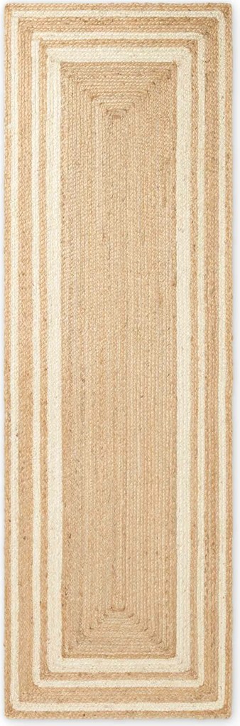 Hanse Home, Běhoun Looma 106301 Natural Gold Ivory, 80x250, béžová, chodba / předsíň